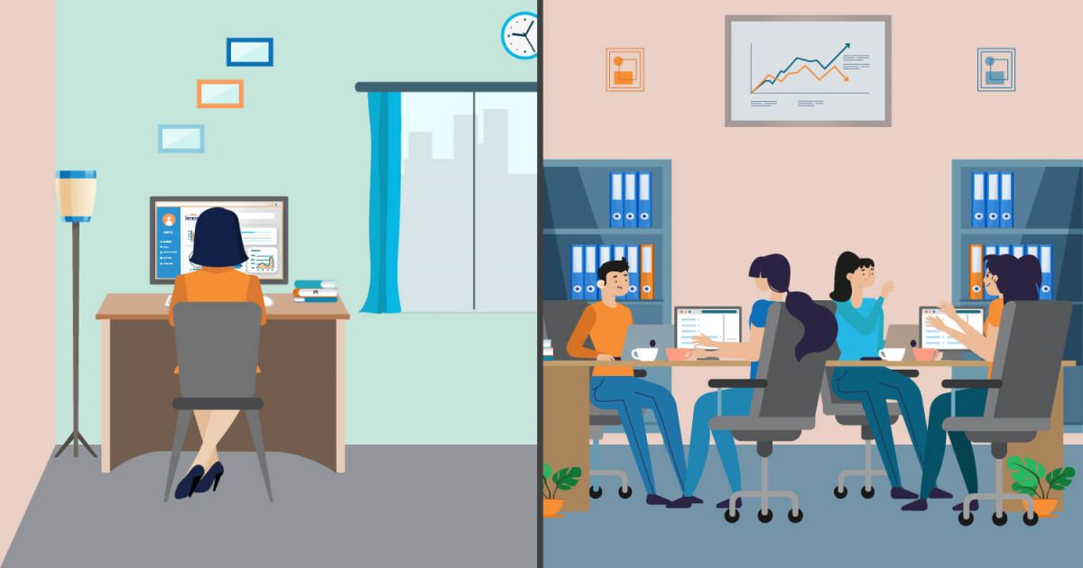 Managing remote teams- Be ready for with a blend of WFH & office